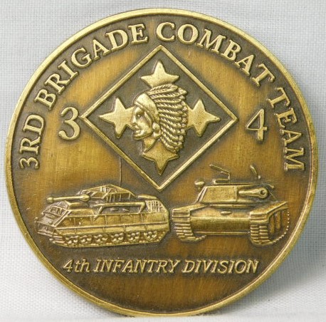Fighting Chiefs 3rd Brigade Combat Team Challenge Coin | Property Room