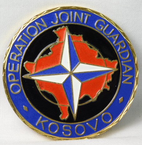 KFOR Operation Joint Guardian-Kosovo Challenge Coin | Property Room