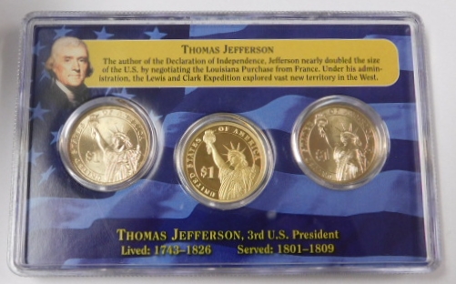 First Day of Issue! - 2007 Thomas Jefferson Presidential Coin Set ...
