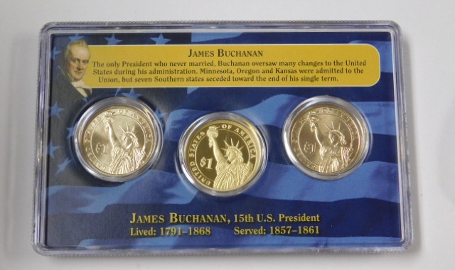 First Day of Issue! - 2010 James Buchanan Presidential Coin Set ...