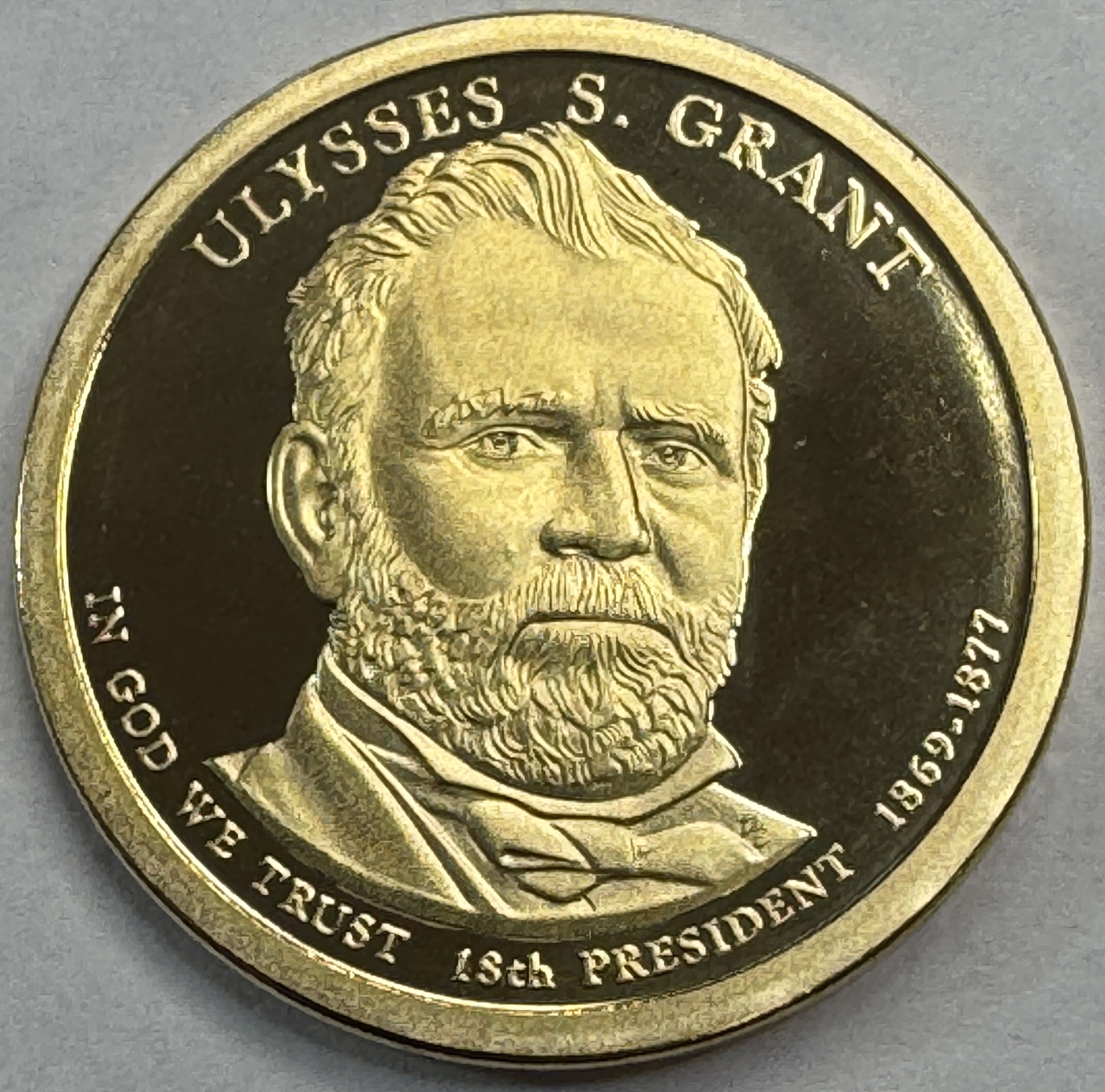 2011-S Ulysses S. Grant PROOF Presidential Dollar w/Deep Mirrors and ...