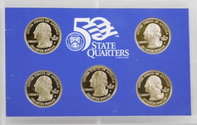 2004 United States Mint 50 State Quarters Silver Proof Set - Michigan ...