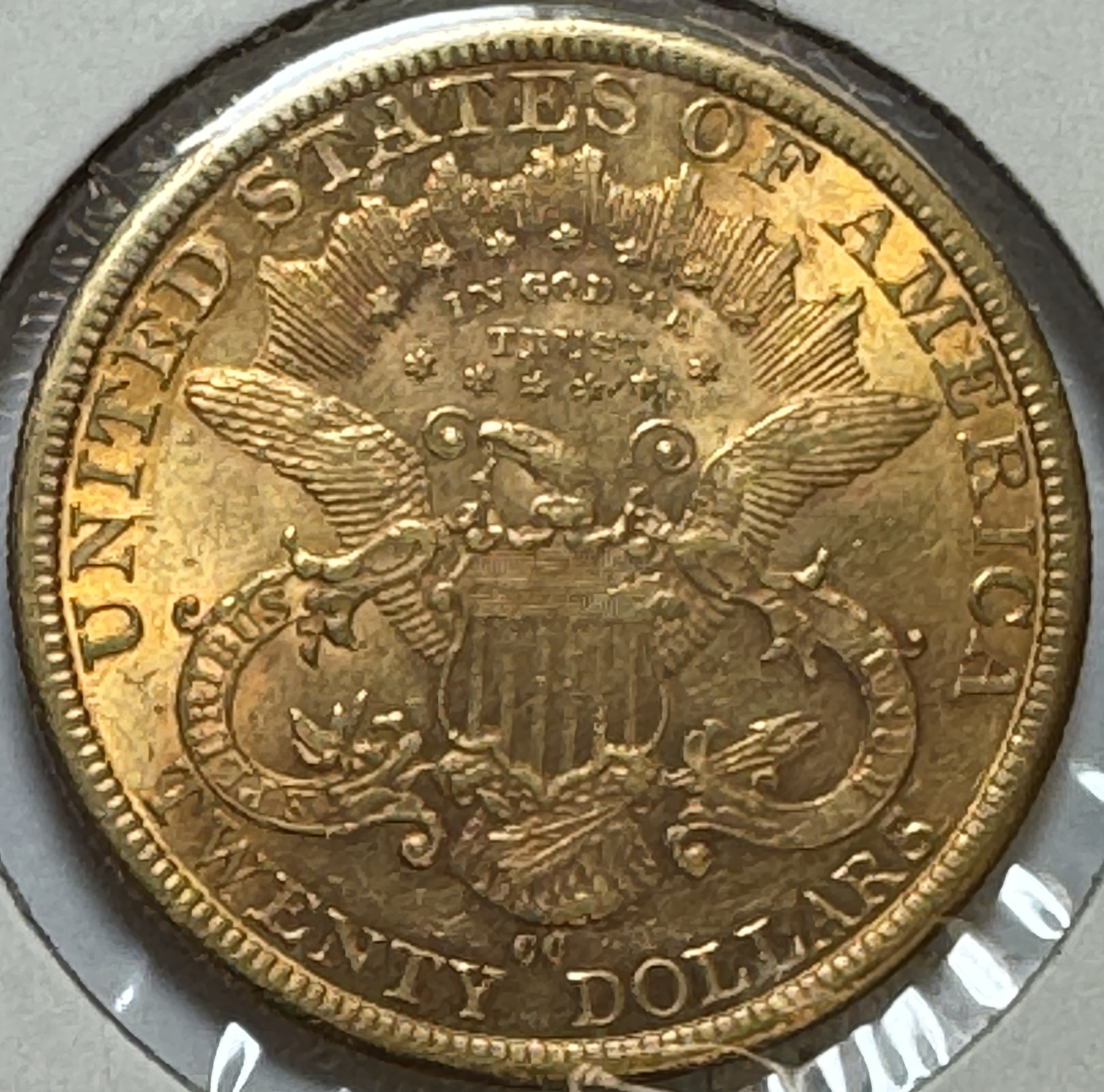 RARE 1877-CC $20 Carson City Minted Gold Double Eagle | Property Room