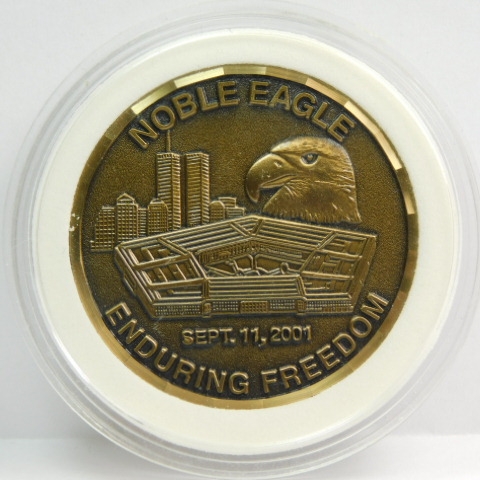 Defenders of Freedom Challenge Coin - Noble Eagle - Enduring Freedom ...