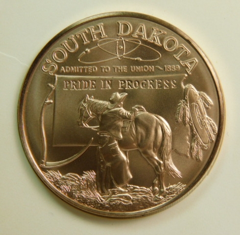 South Dakota's Official Bicentennial Commemorative Medallion in ...