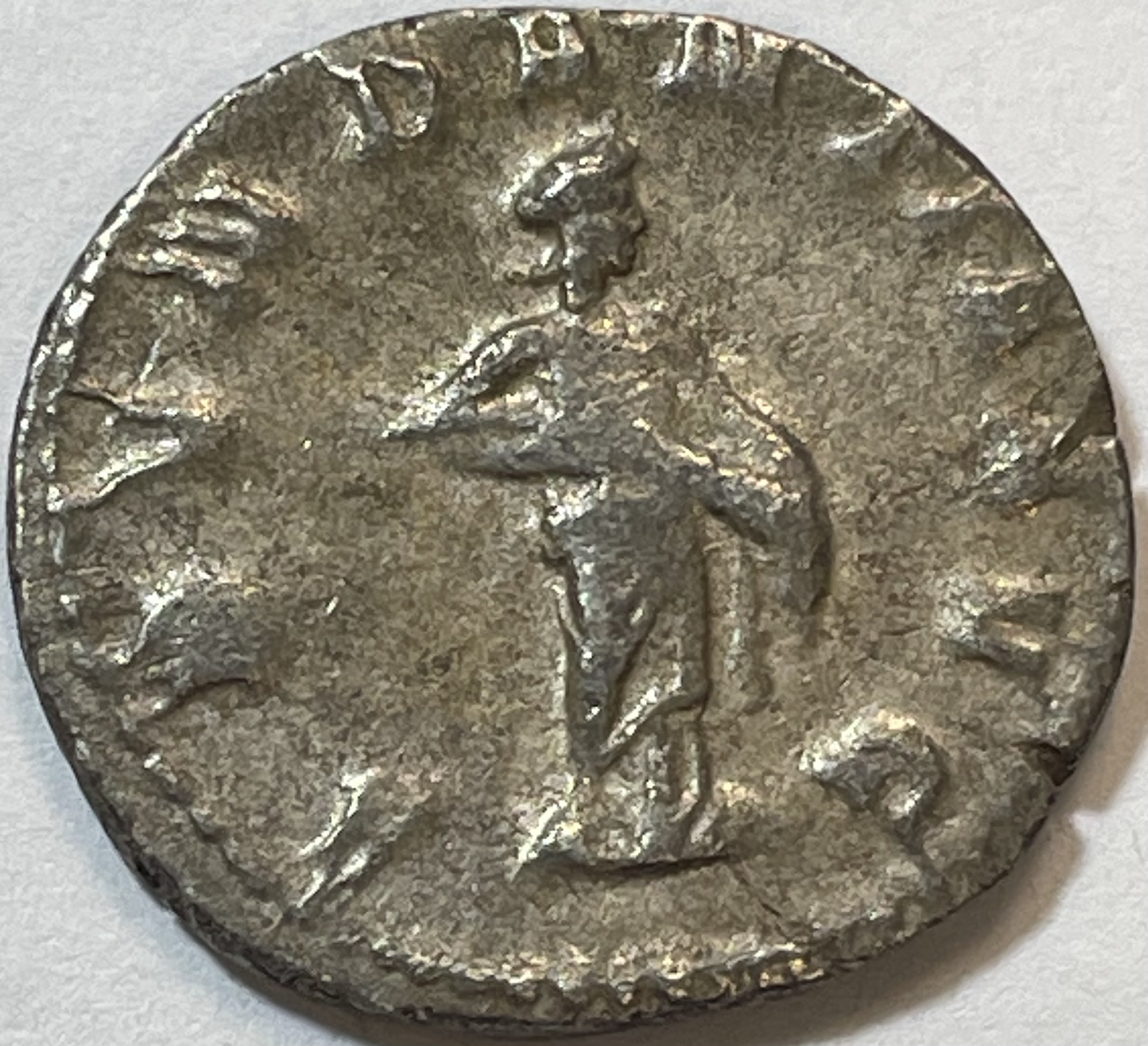 250 AD Trajan Decius SILVER Ancient Coin | Property Room