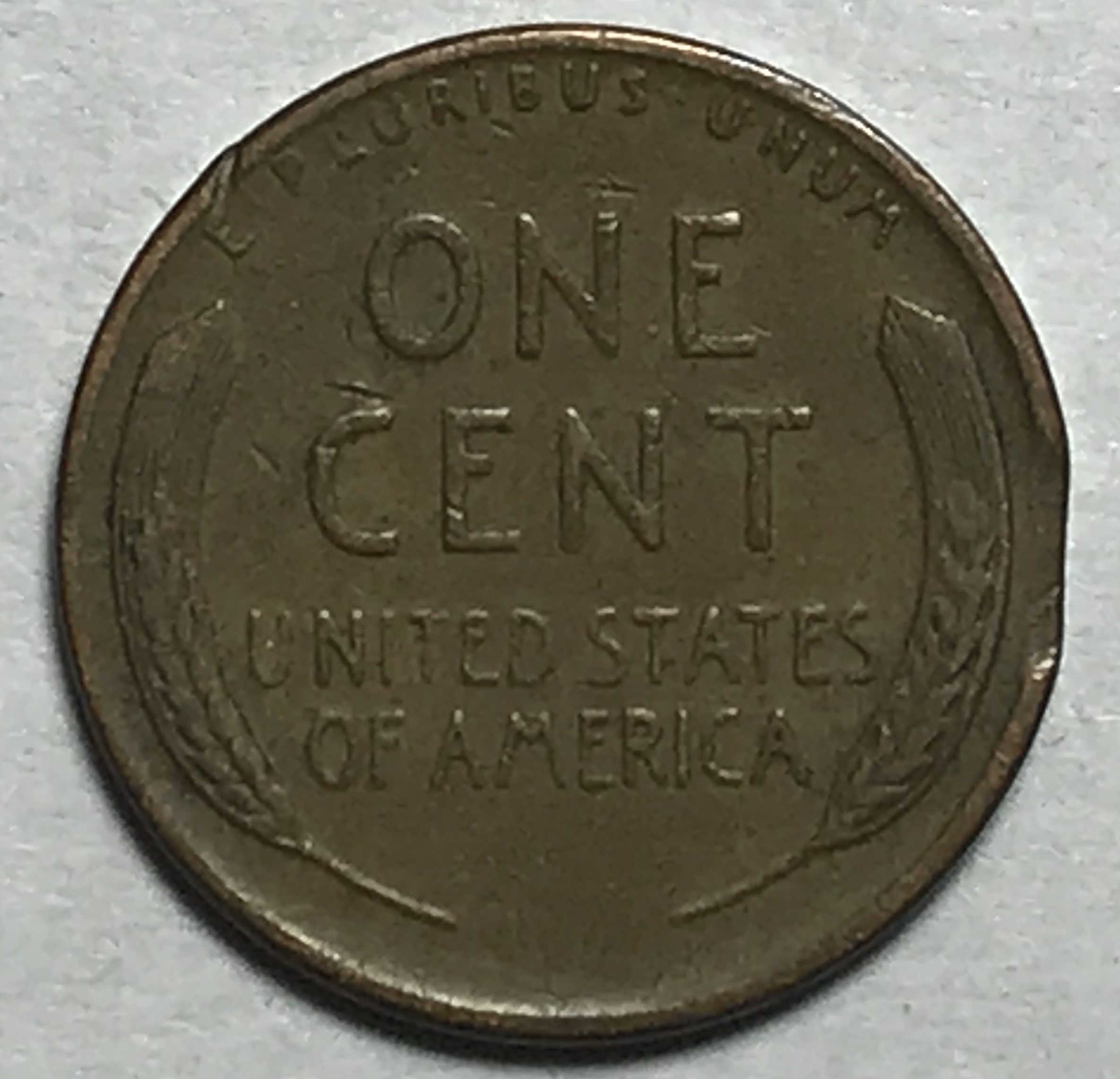 Mint Error 1952-D Lincoln Wheat Cent Clip Error | Property Room