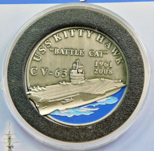 USS Kitty Hawk Challenge Coin-Challenge Coin Company, LLC Packaged ...