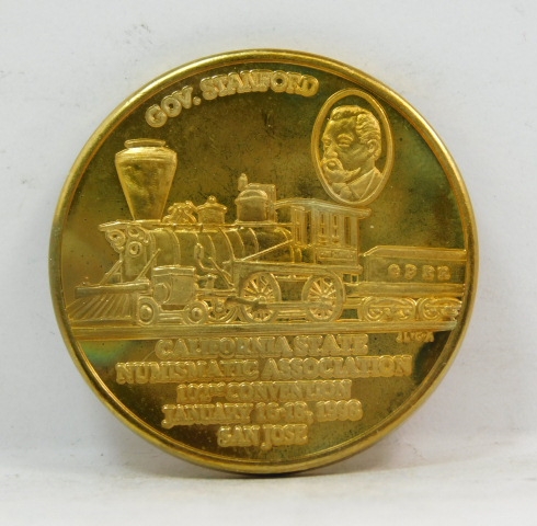 California State Numismatic Association Commemorative Medal/Coin - 1998 ...