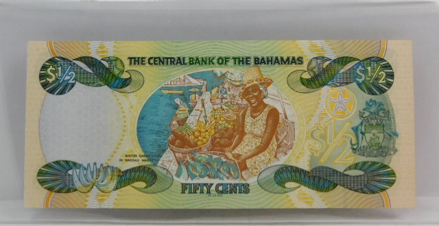 2001 Central bank of the Bahamas 1/2 Dollar - High Grade Crisp ...