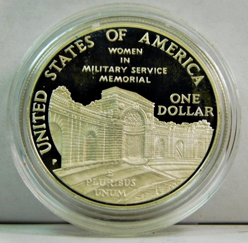1994-P Proof Women in Military Service Memorial Commemorative Silver ...