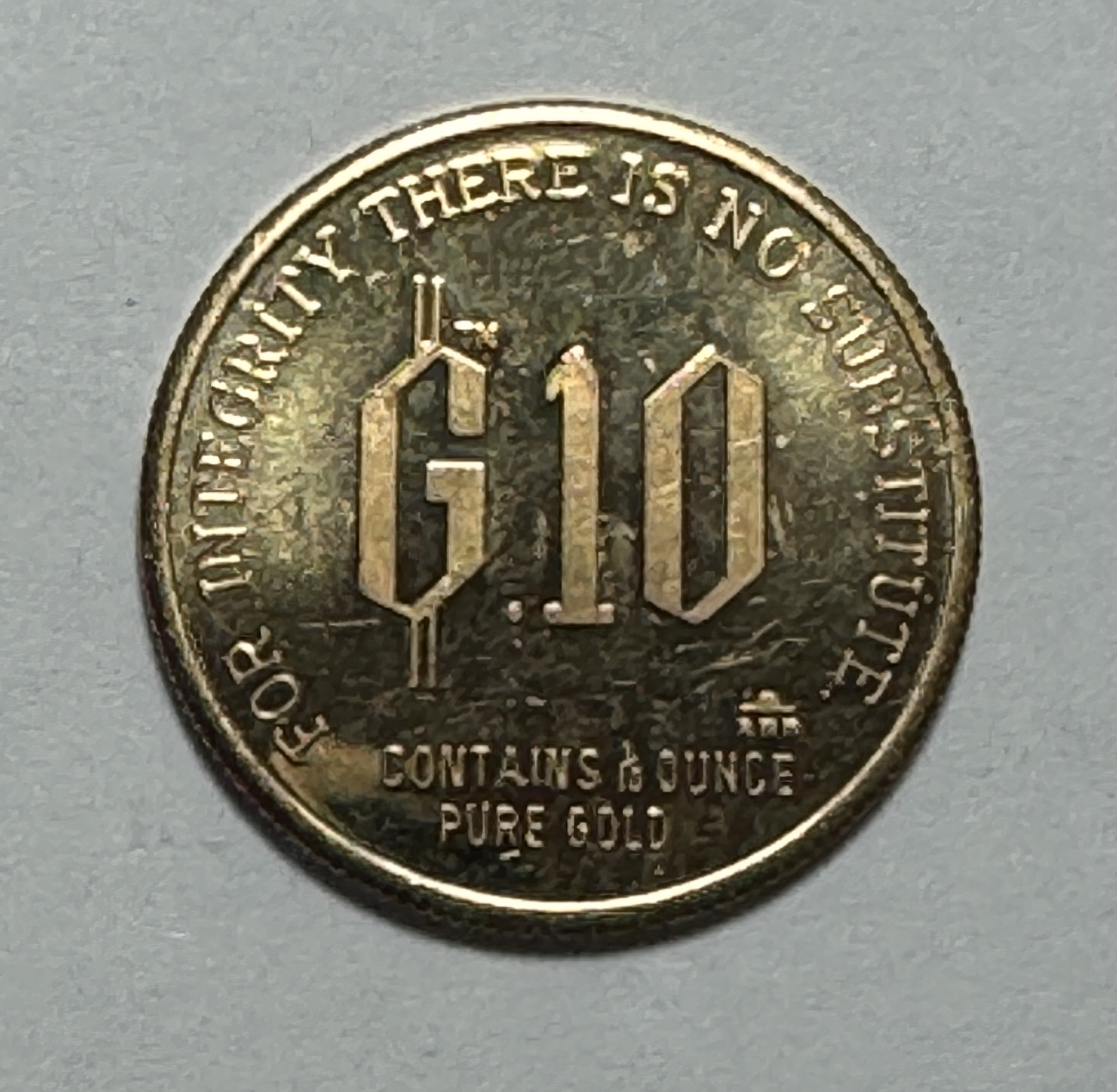 1/10 oz Pure Gold 1979 Adam Smith - Trust in God - Proof Gold ...