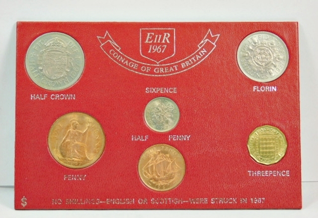 British 1967 "Coinage Of Great Britain" Coin Set | Property Room