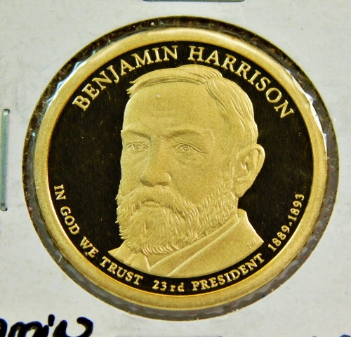 2012-S Proof Benjamin Harrison Presidential Commemorative | Property Room