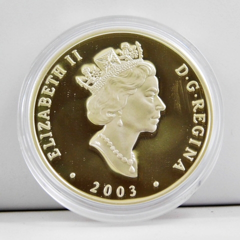 2003 $20 Canada HMCS Bras d'or (FHE-400) Military Ship - Gold Plated ...