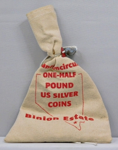Binion Silver Hoard - 1/2 Pound Sealed Bag of Unsearched Brilliant ...