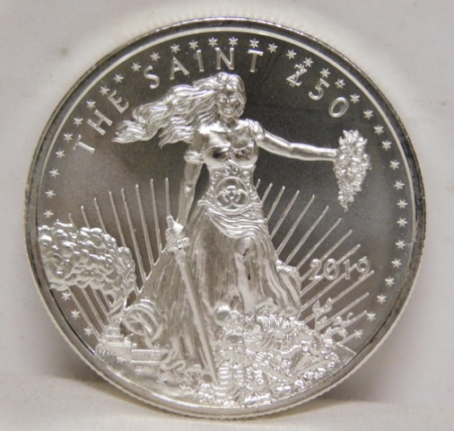 2019 $50 Zombucks The Saint 1 oz .999 Fine Silver - Currency of the ...