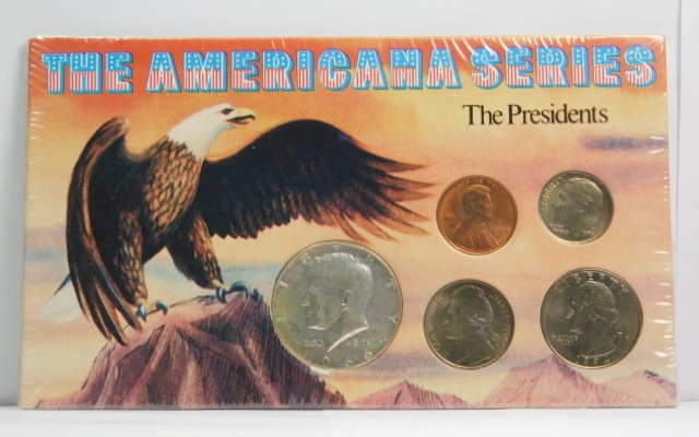 The Americana Series - The Presidents - Five Coin Set - 1966 SILVER ...