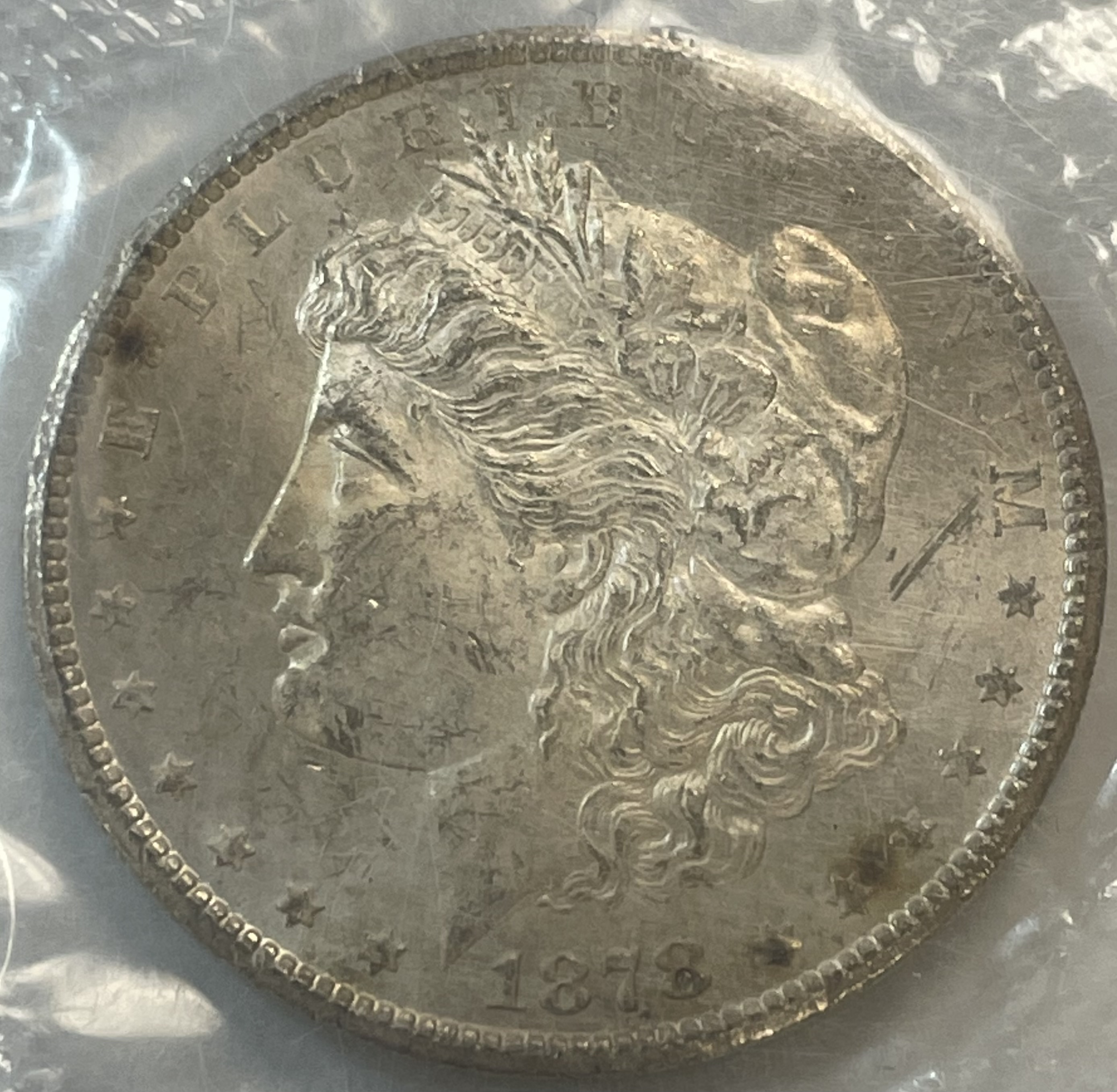 RARE 1878-CC Carson City Minted GSA Soft Pack Morgan Silver Dollar NGC ...