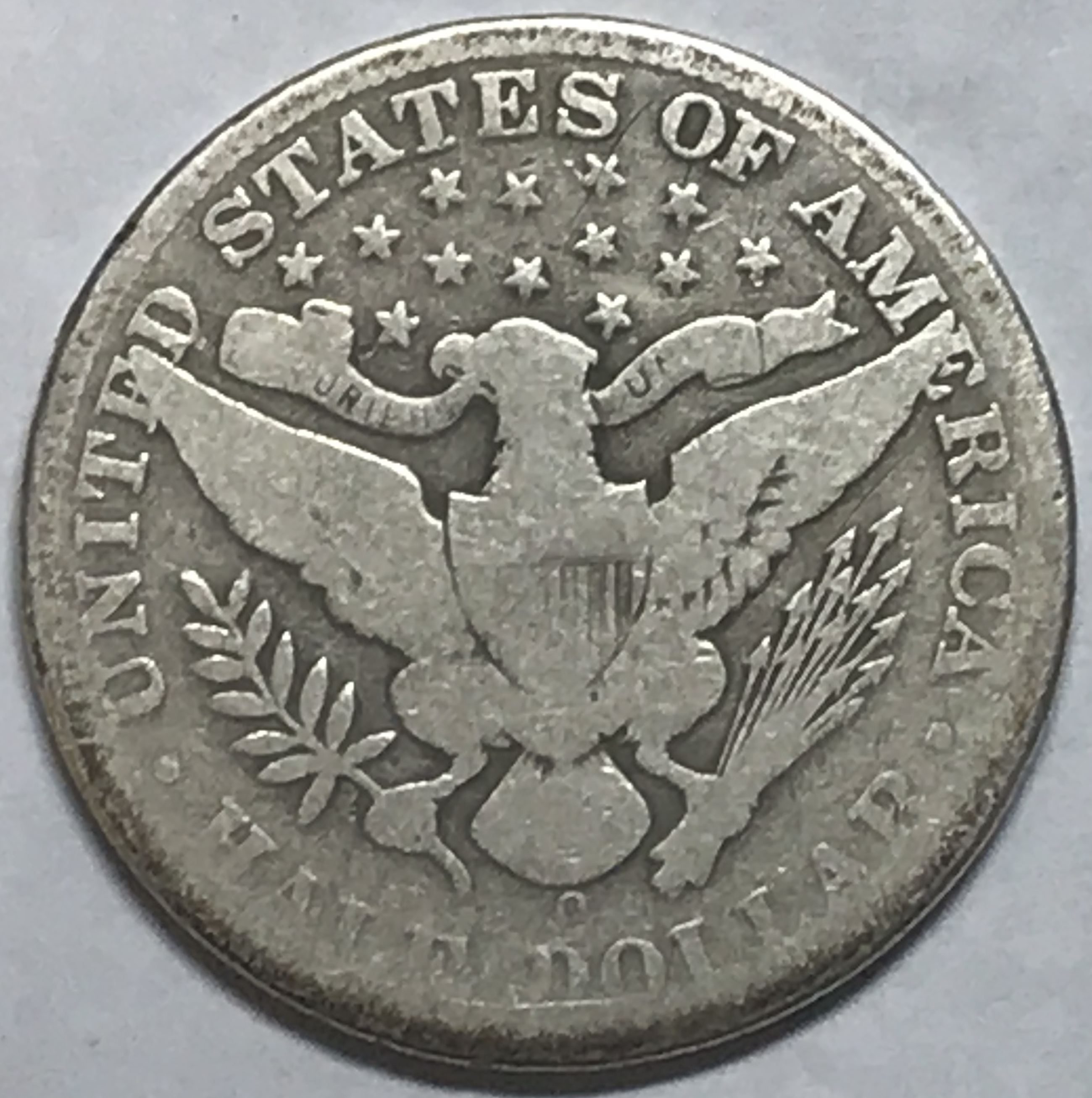 1908-O New Orleans Minted Silver Barber Half Dollar | Property Room