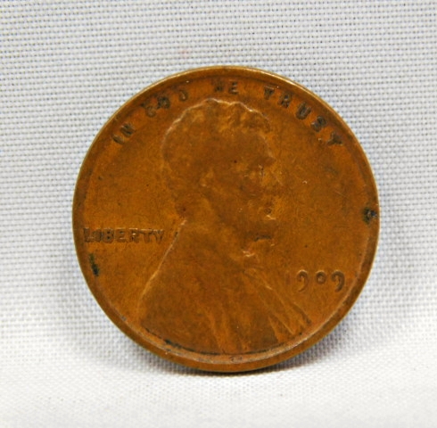 1909 VDB Lincoln One Cent-First Lincoln Penny! | Property Room