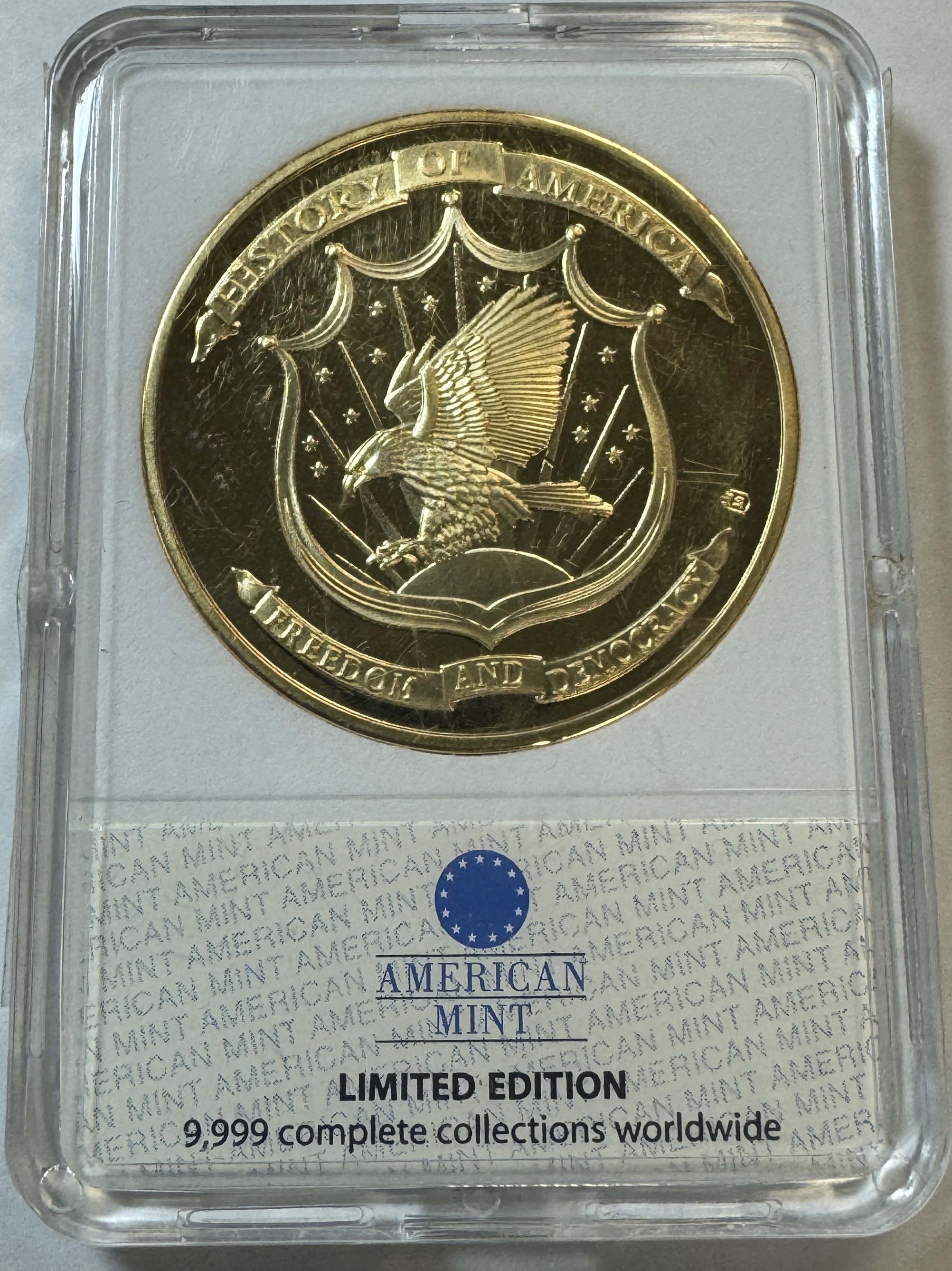 24K Gold Layered Statue of Liberty Limited Edition Symbols of Freedom ...