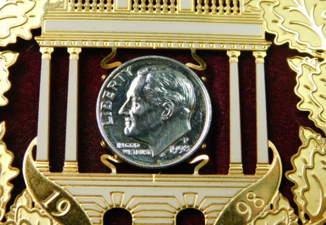 1998 United States Mint Holiday Ornament - Highly Polished Brass ...