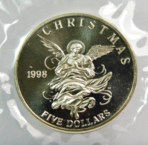 1998 $5 Heavenly Angel Commemorative Coin | Property Room