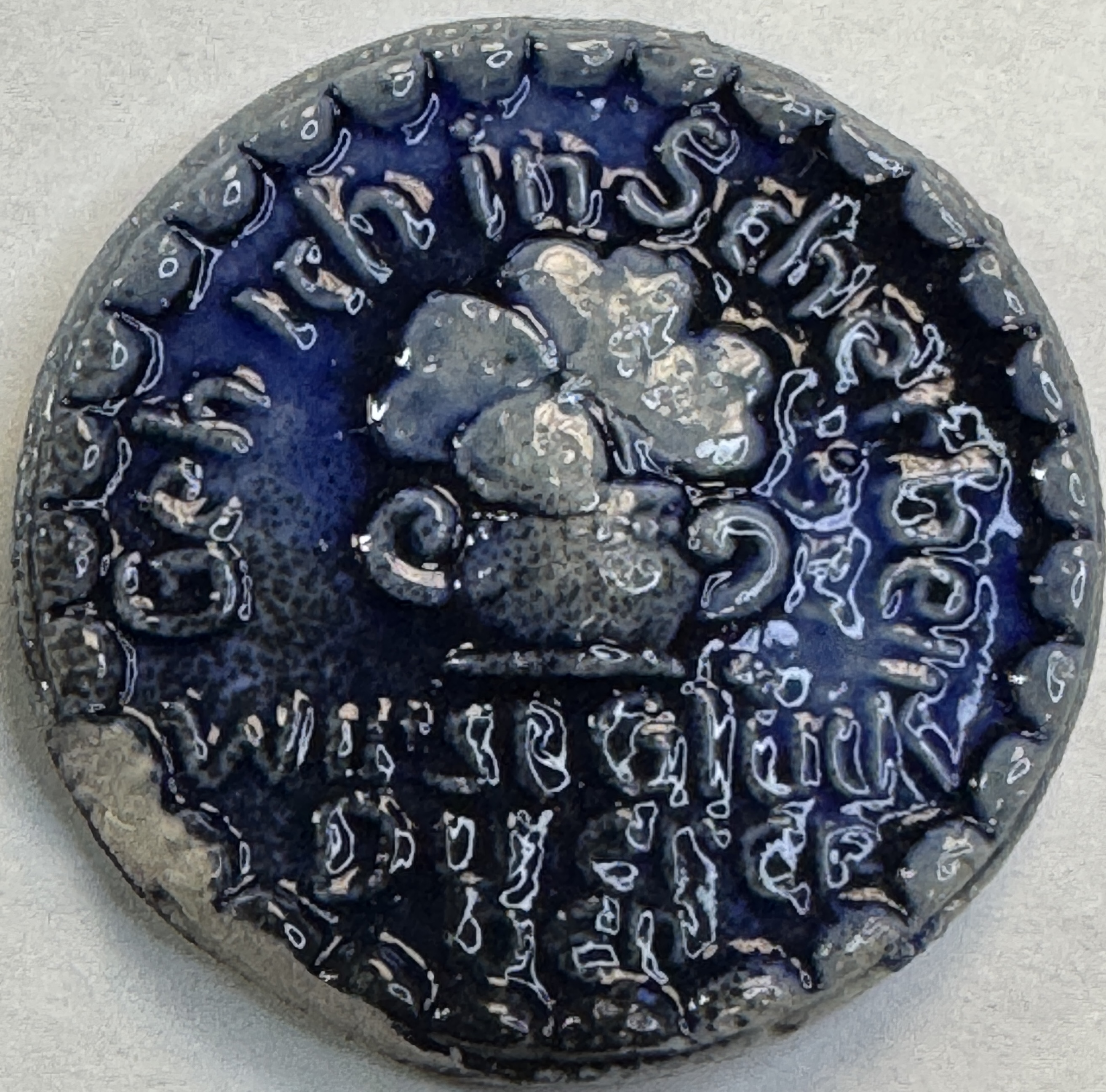 Rare 1921 German States 25 Pfennig Porcelain Notgeld | Property Room