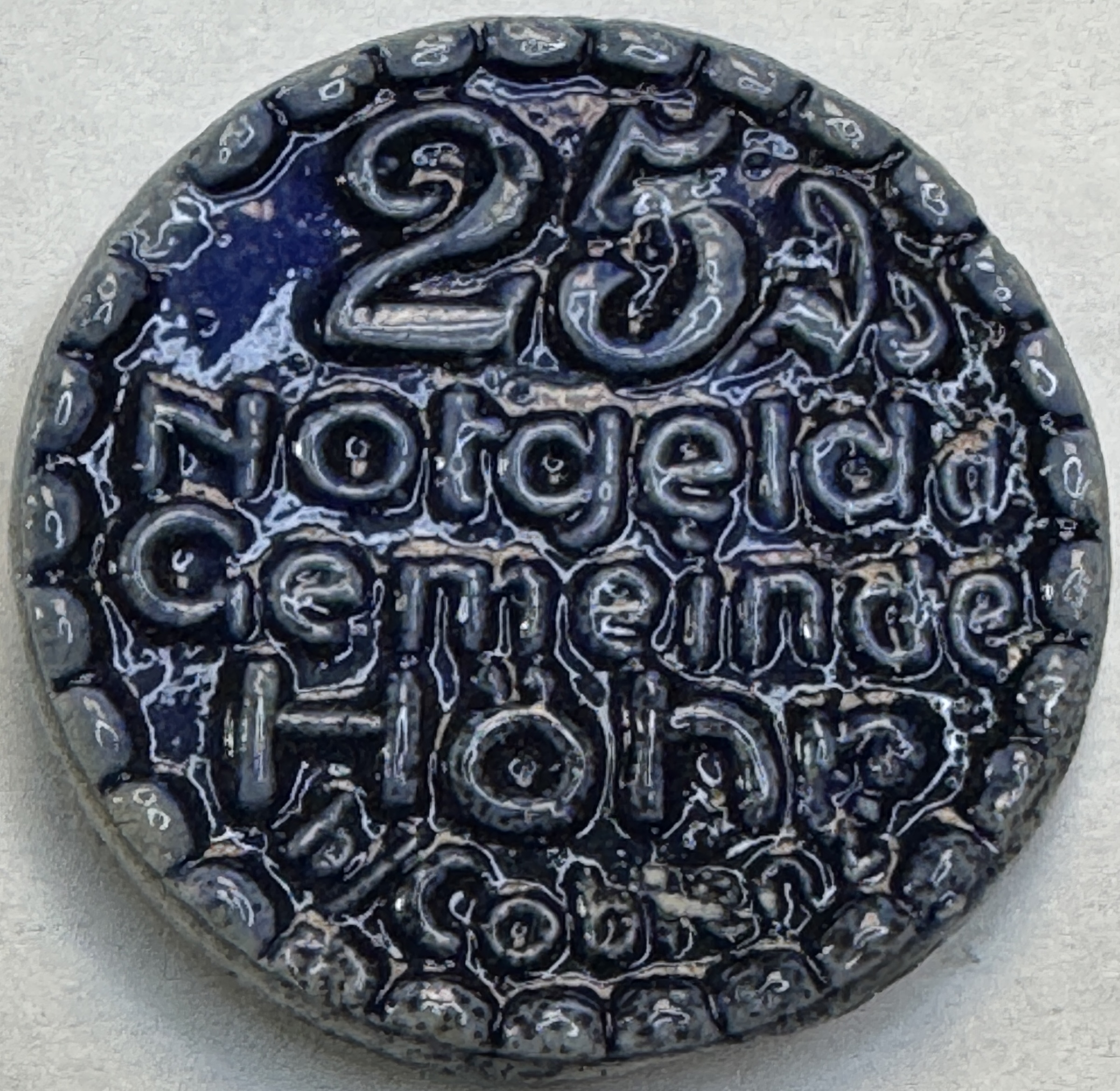 Rare 1921 German States 25 Pfennig Porcelain Notgeld | Property Room