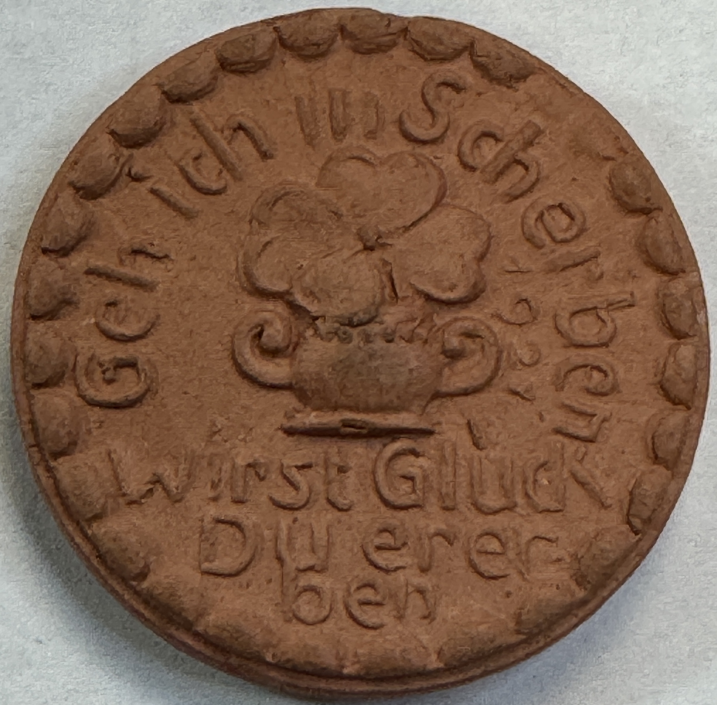 Rare 1921 German States 25 Pfennig Porcelain Notgeld | Property Room