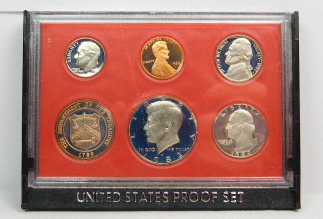 1982 United States Proof Set with Original Box | Property Room