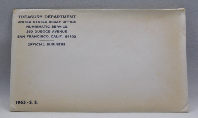 1965 UNOPENED United States SILVER Special Mint Set in Original Sealed ...