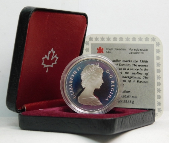 1984 Canada Proof Silver Dollar - This Dollar Marks the 150th ...