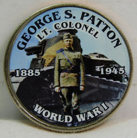 1885-1945 George S. Patton World War I Colorized Commemorative on ...