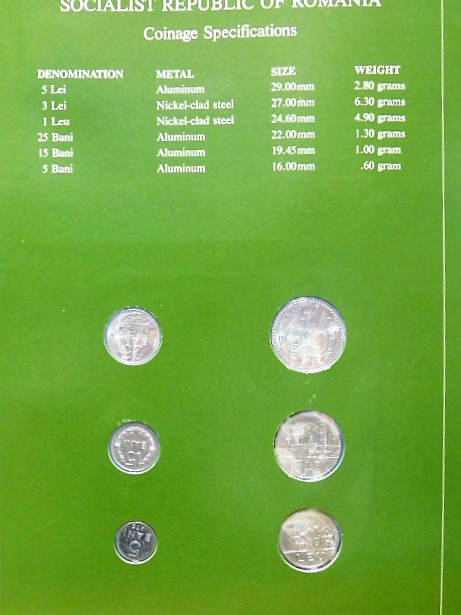 Socialist Republic of Romania - Coin Sets of All Nations - Six ...