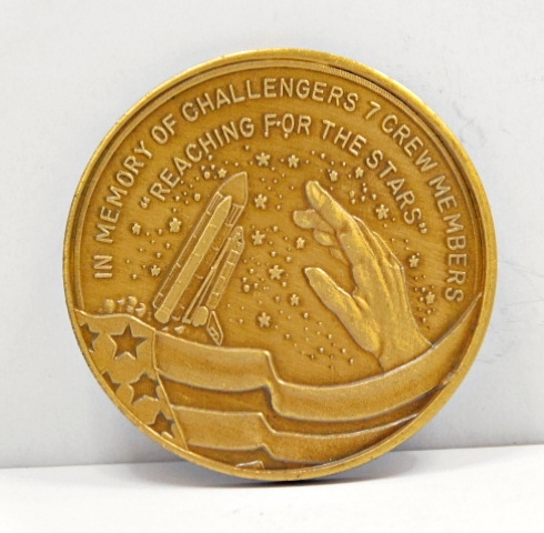 1986 Space Shuttle Challenger Tragedy Memorial Commemorative Coin ...