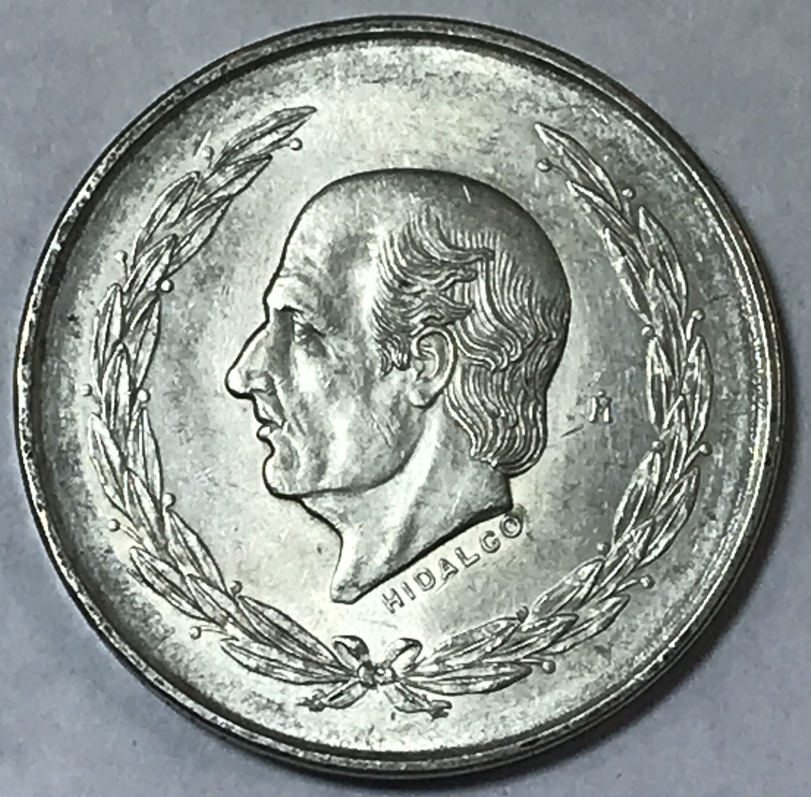 1952 Mexico Silver 5 Pesos - Hidalgo Commemorative Coin | Property Room