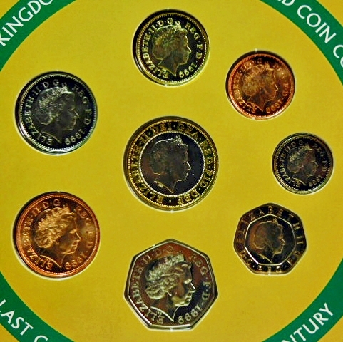 1999 United Kingdom Brilliant Uncirculated Coin Collection - Last Coins ...