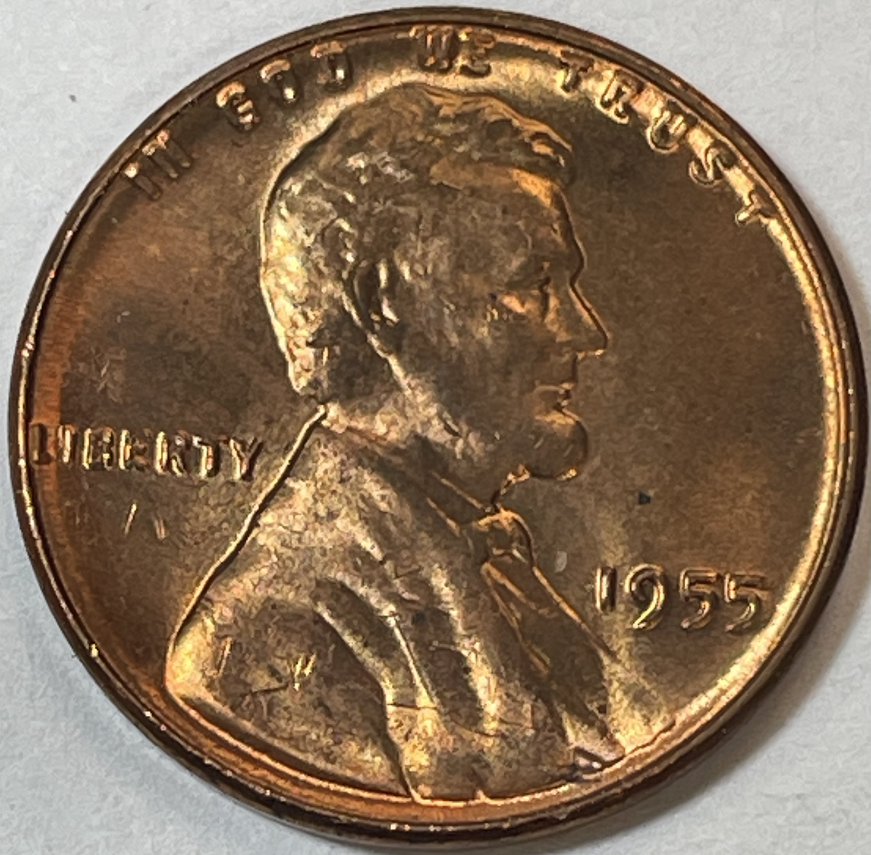 MINT ERROR 1955 Poor Man's Double Die Obverse and Cracked Skull Die ...