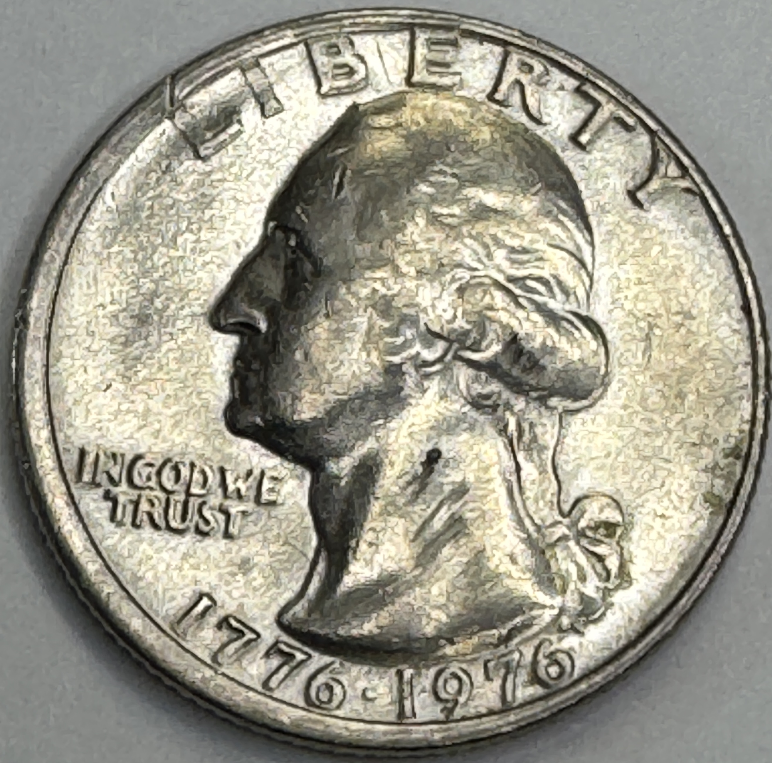 MINT ERROR 1976 U.S. Bicentennial Quarter Off-Center Broadstruck Error ...