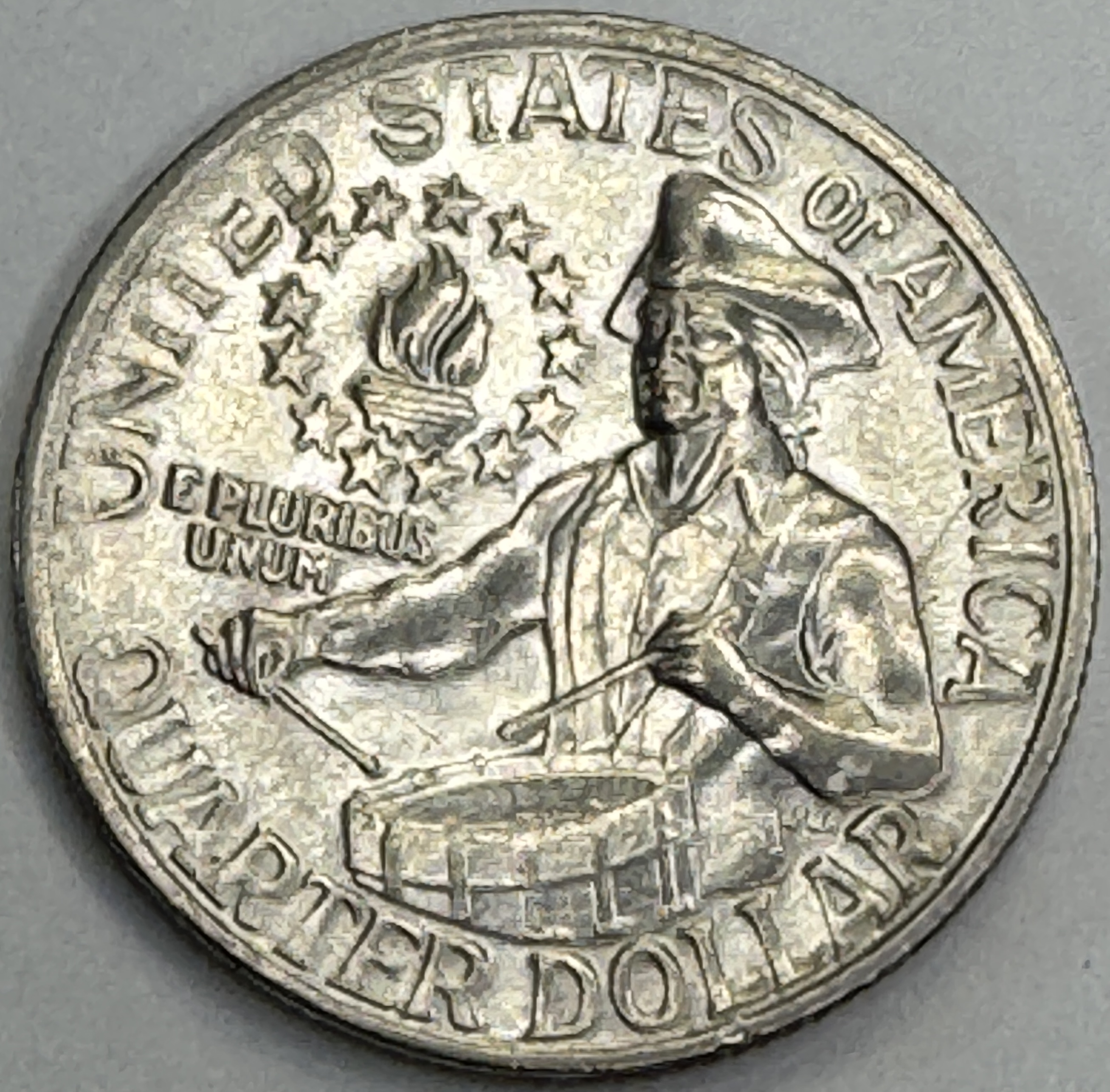 MINT ERROR 1976 U.S. Bicentennial Quarter Off-Center Broadstruck Error ...