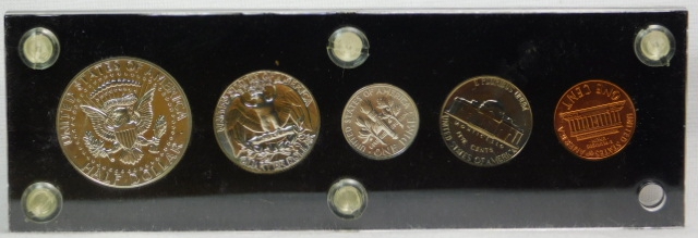 1964 Silver Proof Coin Set in Capital Plastic Holder - Philadelphia ...