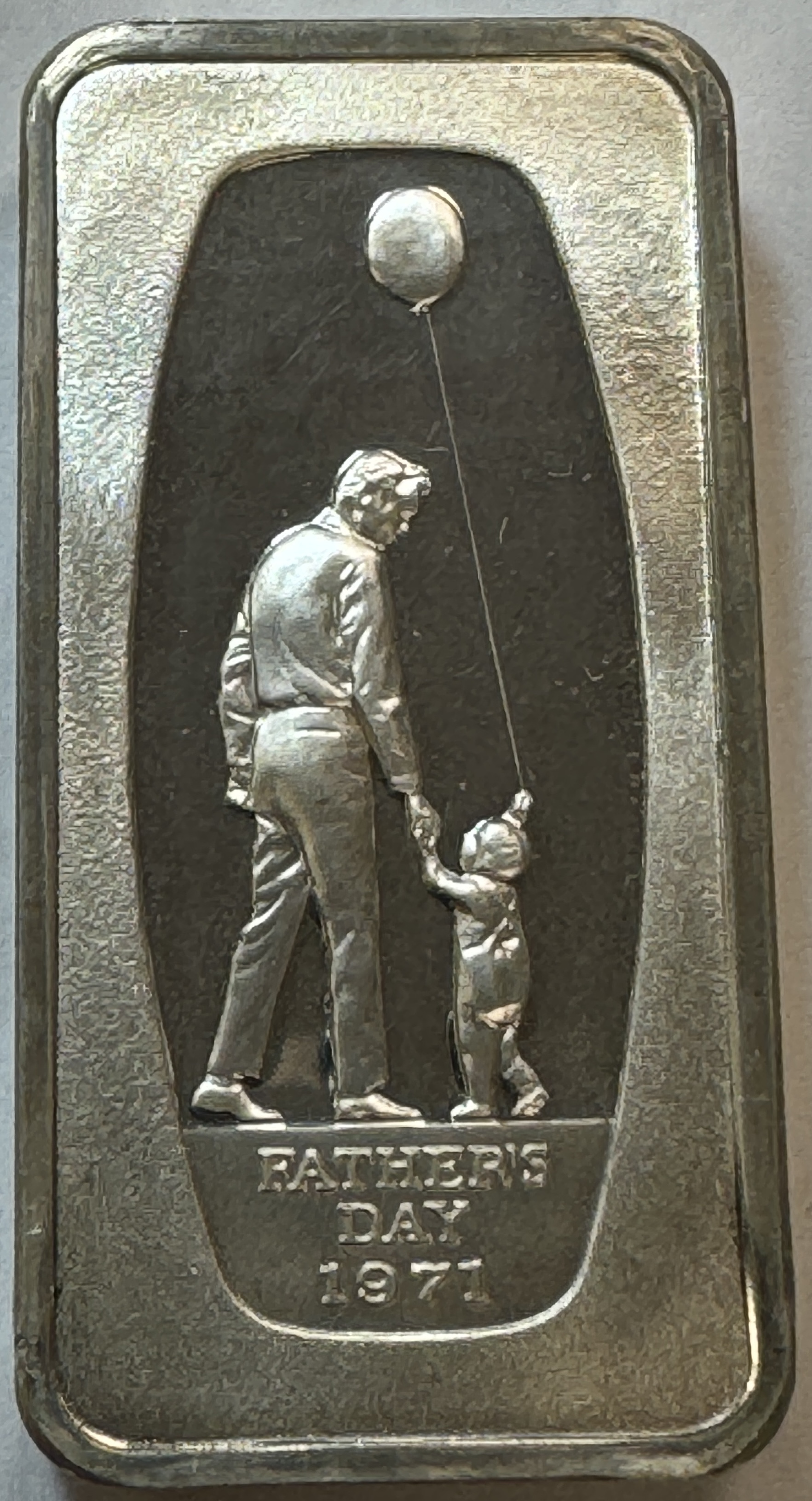 Vintage 1971 Father's Day 1000 Grains Solid Sterling Silver Franklin ...