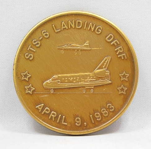 1983 Space Shuttle Maiden Flight Commemorative Coin/Medal | Property Room