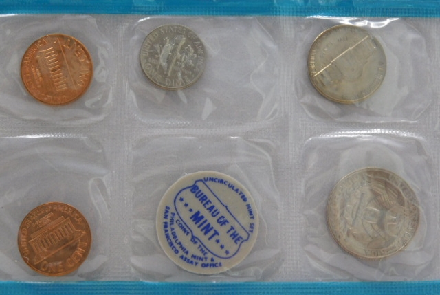 1969 United States Mint Uncirculated Coin Set - Kennedy Half Dollar is ...