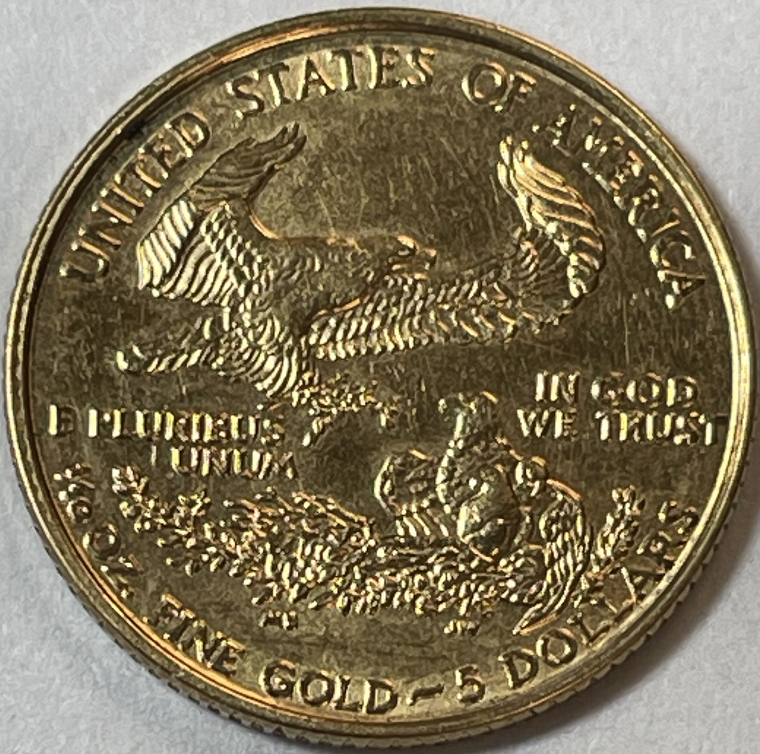 MINT ERROR 1997 1/10 oz American Gold Eagle w/Broadstruck Error ...