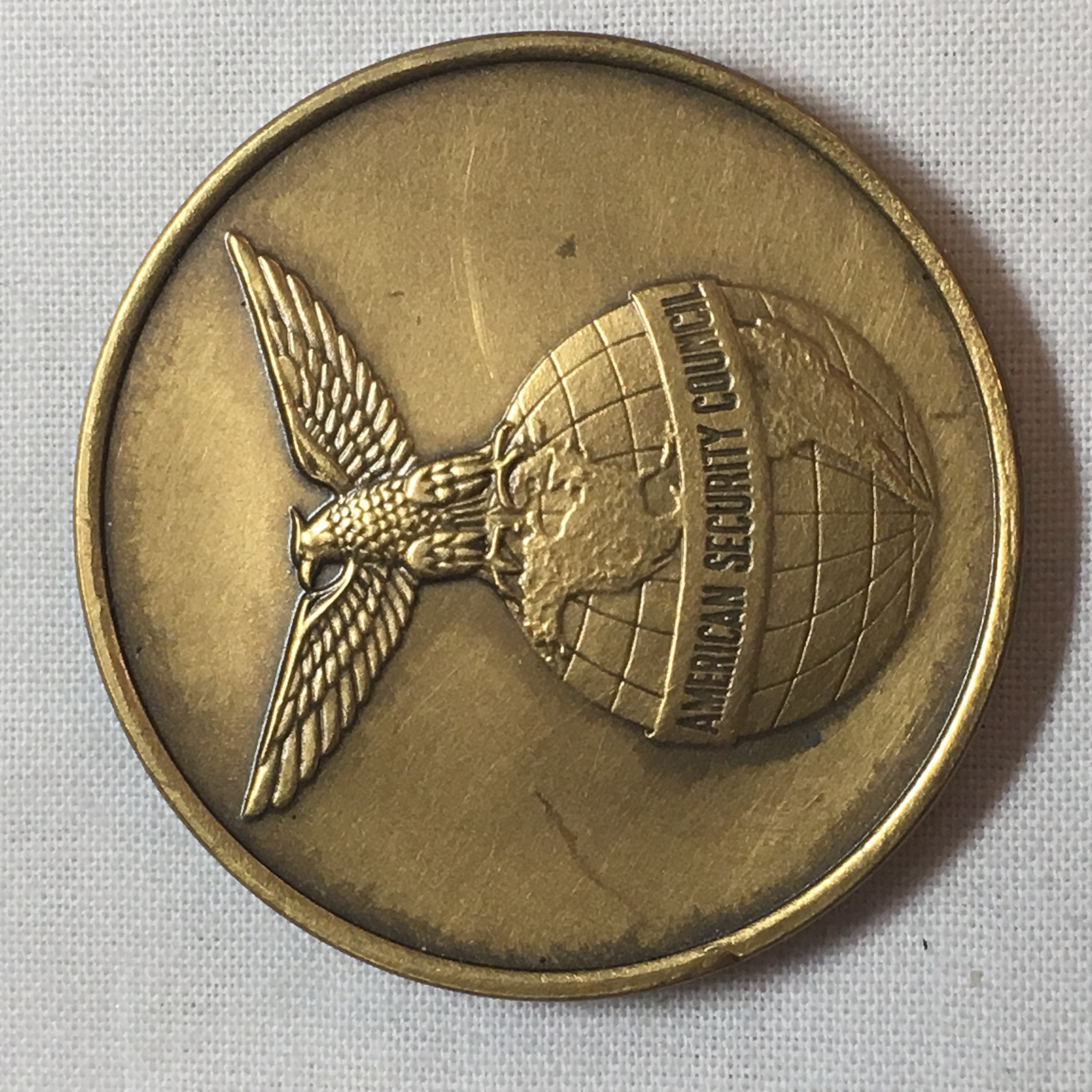 1984 Special Recognition Award - Bronze - Peace Through Strength ...