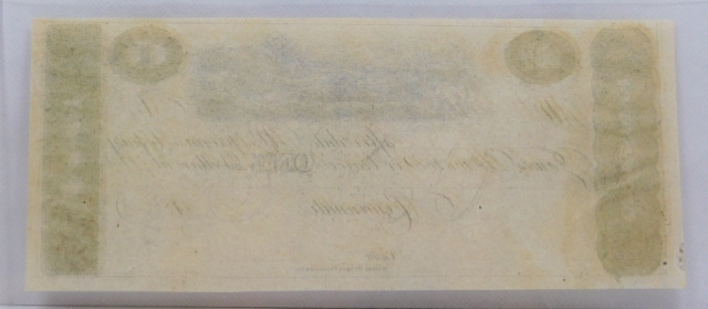 1800's $1 Cincinnati - James Monroe Promissory Post Note Obsolete ...
