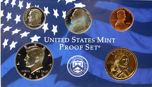 2000 US Mint Proof Set Without Box | Property Room